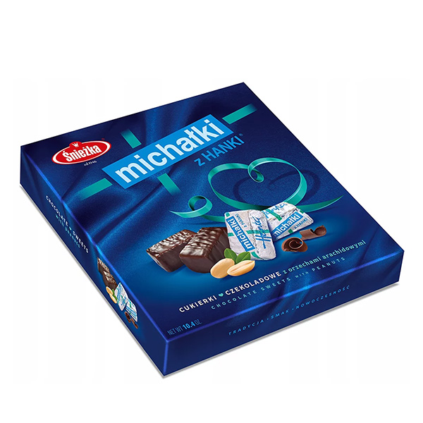 Sniezka Michalki z Hanki - Pralinen mit Erdnüssen 295g - Knusprig und ...